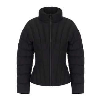 Elisabetta Franchi Daunenjacke aus Voile-Stoff - - Jackets - Damen - Schwarzk - S