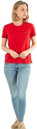 Levi's Femme Perfect Tee, Script Red, XS