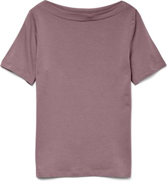 Vero Moda Womens VMPANDA MODAL S/S NOOS Top, Nostalgia Rose, XLW / 30L