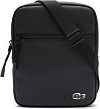 Lacoste sac porté épaule Lcst Homme Noir