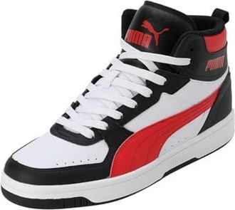 Puma Baskets PUMA Rebound Joy pour Homme, Puma Blanc pour Tous Les Temps Red PUMA Black, 45 EU