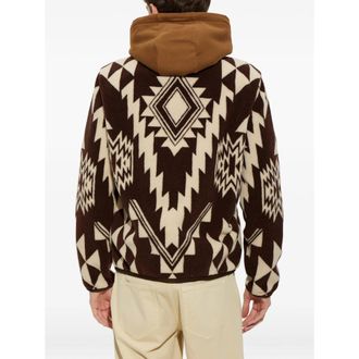 Moncler Geometric Intarsia Sweater - Brown