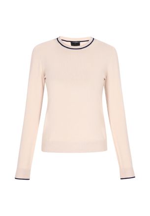 Dreimaster Dreimaster Pullover Frauen hellbeige
