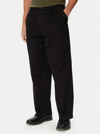 C.P. Company Stoffhose 21CMPA252A110458G Schwarz Loose Fit