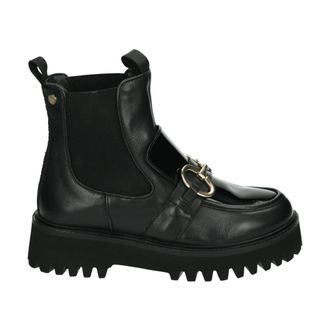 Copenhagen Shoes Western Stil Schwarzer Lederstiefel - - Shoes - Damen - Schwarzk - 37 EU