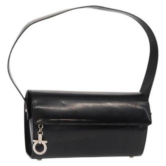 Ferragamo Pre-owned Schultertasche aus beschichtetem Canvas - - Pre-owned - Damen - Schwarzk - ONE SIZE