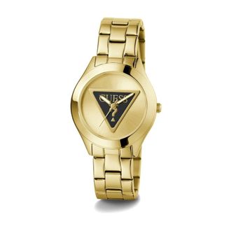 Guess Femme, Accessoires, Jaune, Taille: ONE Size Montre Bracelet TRI Plaque
