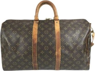 Louis Vuitton unisex, Pre-owned, Brun, Taille: ONE Size Pre-owned Sac Boston en Toile Monogram