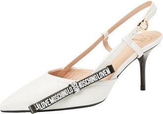 Love Moschino Femme Ja10607g0iie0100 Scarpad.Spillo70 Nappa, Blanc, 35 EU