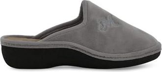 Melluso Pantoufles en tissu gris pour femmes pd407z 40