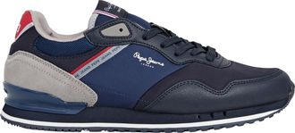 Pepe Jeans London Herren London Cross M Sneak, Blau/Marineblau, 47 EU