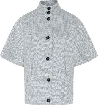 Bruuns Bazaar Femme, Vestes, Bleu, Taille: 42 FR Carly Waistcoat