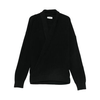 Laneus Gerippter Pullover - - Knitwear - Herren - Schwarzk - XL
