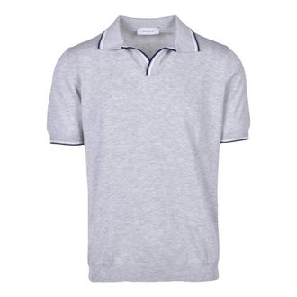 Gran Sasso Homme, Tops, Gris, Taille: 3XL Polo en maille