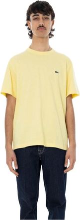 Lacoste Homme, Tops, Jaune, Taille: XL T-shirt en coton coupe classique