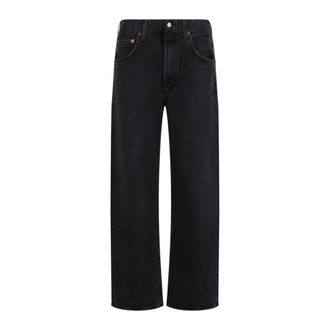 A Gold E Femme, Jeans, Noir, Taille: W28 Jean noir Low Curve &agrave; jambe large