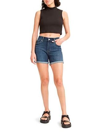 Levi's Mid Length Shorts Short en denim Femme Lapis Smile Shorts () 25