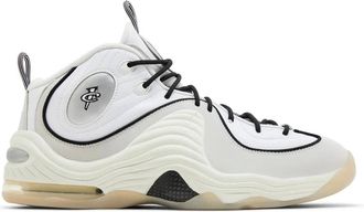 Nike Homme, Sport, Blanc, Taille: 44 EU Air Penny 2 Mid-Top Baskets