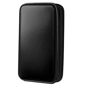 Soimiss Hartschalen CD H&uuml;lle mit 80 Kapazit&auml;ten Robuster DVD Organizer mit Rei&szlig;verschluss Strapazierf&auml;higes Material Kompakt f&uuml;r Auto und Zuhause