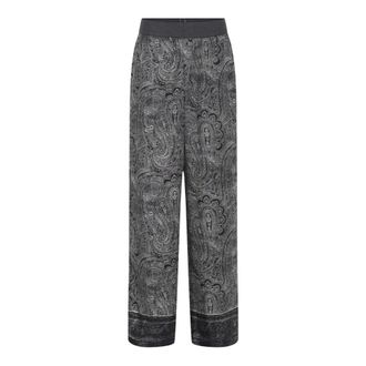Gustav Wide Hosen - - Trousers - Damen - Schwarzk - XL