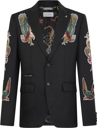 Philipp Plein Herren, Jacken, Schwarzk, 2XLGr&ouml;&szlig;e