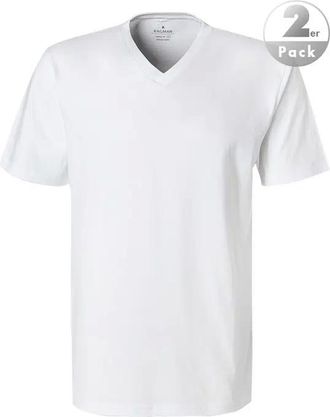 Ragman Herren T-Shirts weiß Baumwolle
