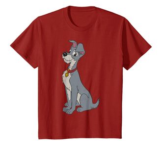 Disney Lady and the Tramp Einfaches Tramp-Portr&auml;t T-Shirt