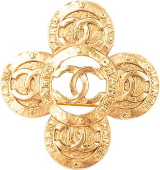 Chanel Halskette - Chanel Golden Ouro Brooch - Gr. unisize - in Mehrfarbig - f&uuml;r Damen