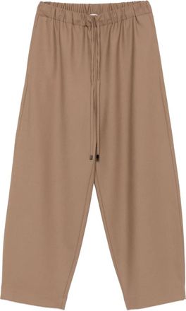 Antonelli pantalon à taille à lien de resserrage - Tons neutres