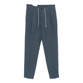 Eleventy Elastische Jogger-Hose - - Trousers - Herren - Blau - W36