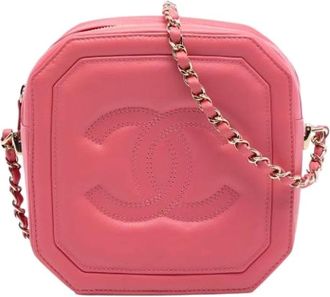 Chanel Sac bandouli&egrave;re en cuir Pre-owned - Femme - Pre-owned - Rose - Taille: ONE Size