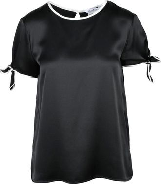 Max Mara Femme, Blouses et Chemises, Noir, Taille: 40 FR Pania Blouse