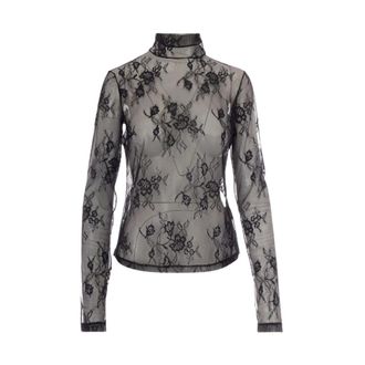 Patrizia Pepe Long Sleeve Tops - - Tops - Damen - Schwarzk - S