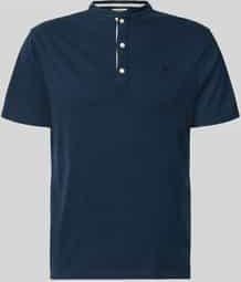 Superdry T-Shirt mit kurzer Knopfleiste
