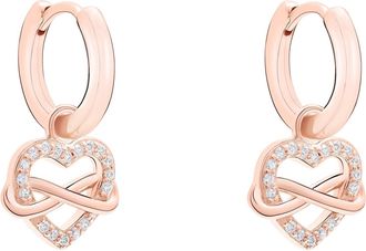 s.Oliver Ohrring - Elegante Creolen aus poliertem 925er Sterlingsilber - ros&eacute;gold - wasserfest & hautfreundlich