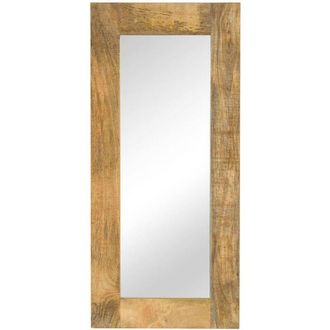 vidaXL Spiegel Mangoholz Massiv 50 x 110 cm - Vidaxl