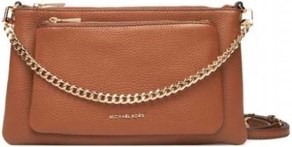Michael Kors Femme, Sacs, Brun, Taille: ONE Size Jet Set Medium Pebbled Leather Convertible Crossbody Bag