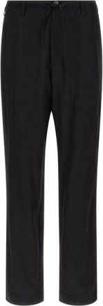 Dries Van Noten Homme, Pantalons, Noir, Taille: L Penny Long Pantalons