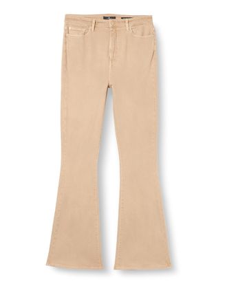 7 For All Mankind Damen Jsuoc130 Pants, Beige, 30 EU