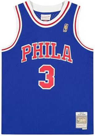 Mitchell & Ness NBA Swingman T-Shirt, Bleu Roi, m Mixte