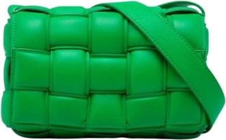 Bottega Veneta Pre-owned Sac bandouli&egrave;re Cassette matelass&eacute; - Femme - Pre-owned - Vert - Taille: ONE Size