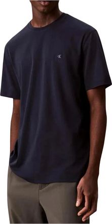 Calvin Klein Homme, Tops, Bleu, Taille: M Pima Crewneck Tee