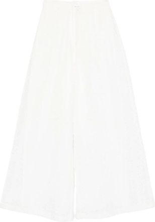 Forte_Forte Femme, Pantalons, Blanc, Taille: 42 FR Wide Pantalons