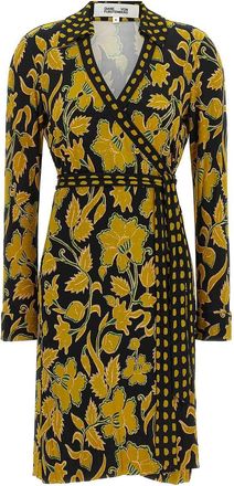 Diane Von F&uuml;rstenberg Knielanges Kleid - Gelb