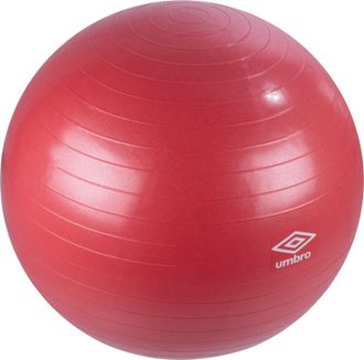 Umbro Gymnastikball - &Oslash;75 CM - Rot - Sitzball B&uuml;ro - Medizinball - Sport und Rehabilitation