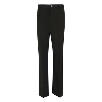 Ralph Lauren Femme, Pantalons, Noir, Taille: 32 FR Pantalon Droit Tiss&eacute;