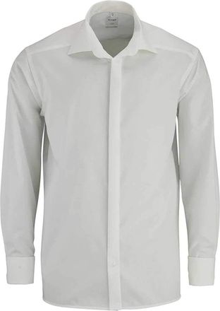 Olymp Luxor Comfort fit Gala Hemd Langarm Popeline beige