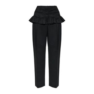 Ganni R&uuml;schenhose - - Trousers - Damen - Schwarzk - XS