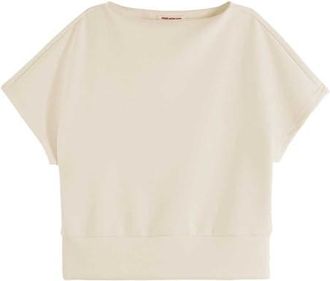 Scotch & Soda Sweat-Shirt sans Manches en Tencel pour Femme, Soft Ice, M