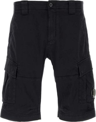 C.P. Company C.p. Company, Homme, Shorts, Bleu, Taille: M Stretch Cotton Bermuda Shorts